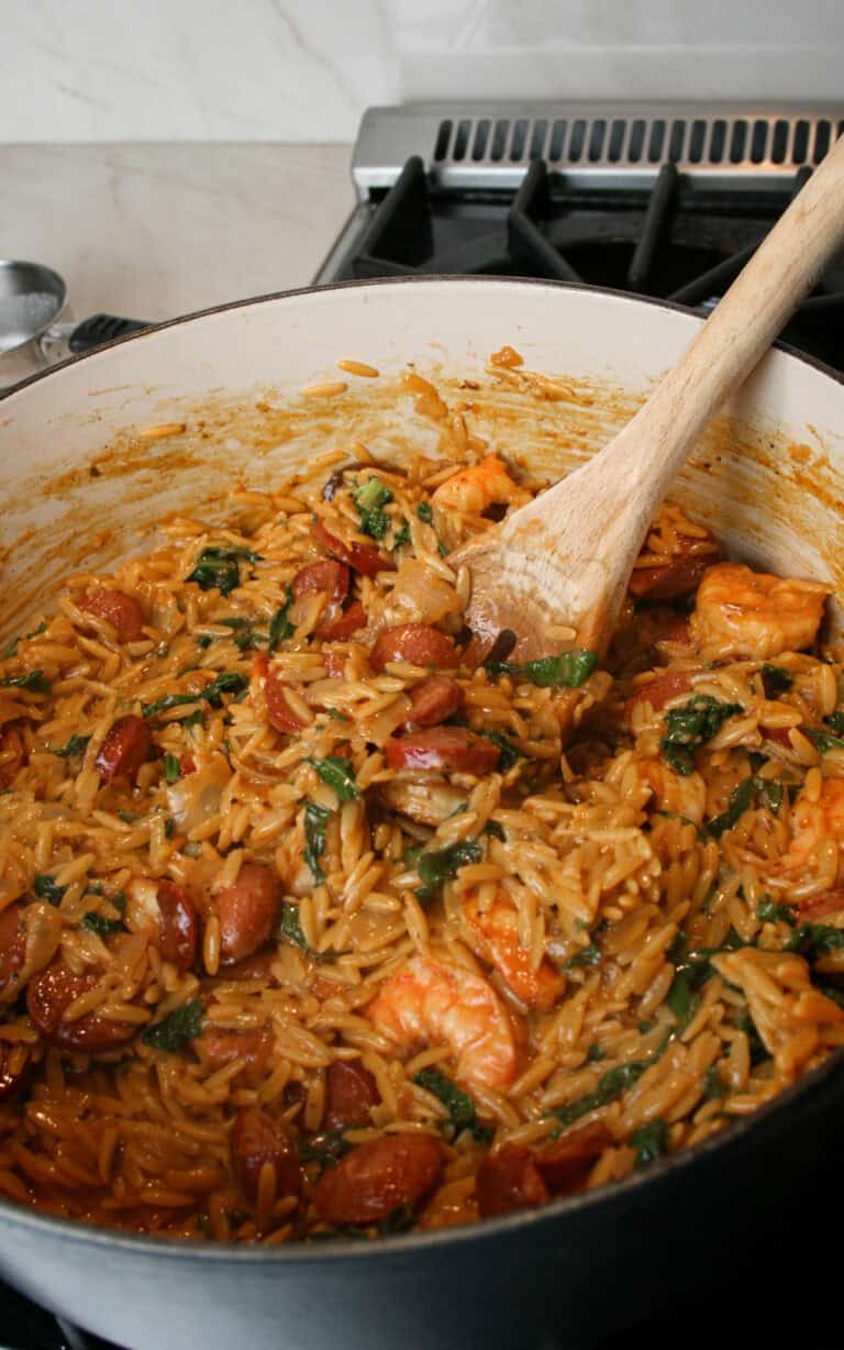 Cajun Orzo - Feast Local